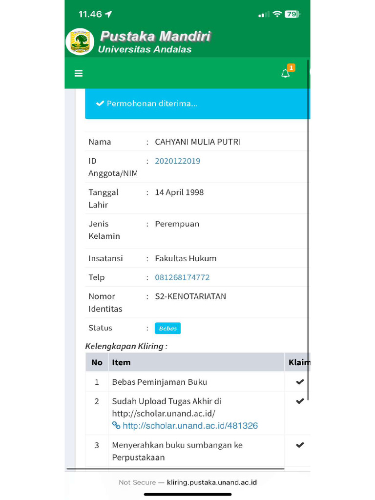 Bebas Pustaka Pusat | PDF