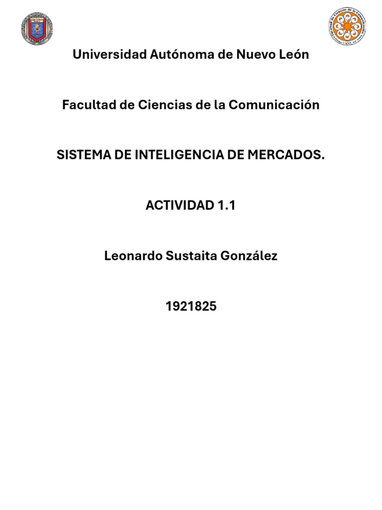 Actividad 1.1 Leonardo Sustaita | PDF | Inteligencia de negocios ...