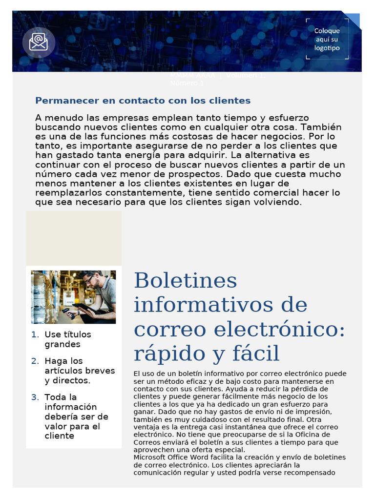 Boletín de Noticias Por Correo Electrónico | PDF | Correo | Informática