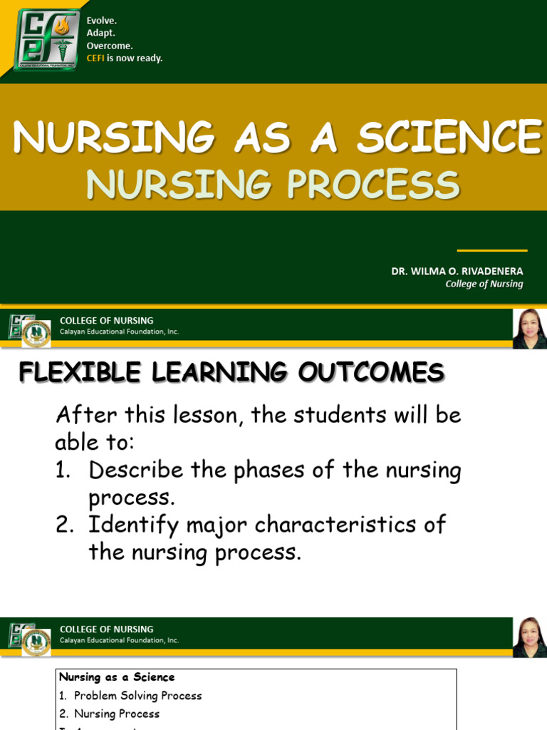 _ao548lx0q_PPTX 6.1 Nursing as a Science NURSING PROCESS; Health History and Assessing - Copy ...