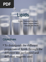 Test for Lipids (Experiment # 2) | Organic Compounds | Physical Sciences