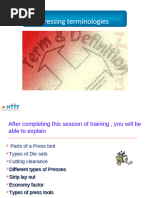 Progressive Die Strip Layout Guide | PDF | Sheet Metal | Metalworking