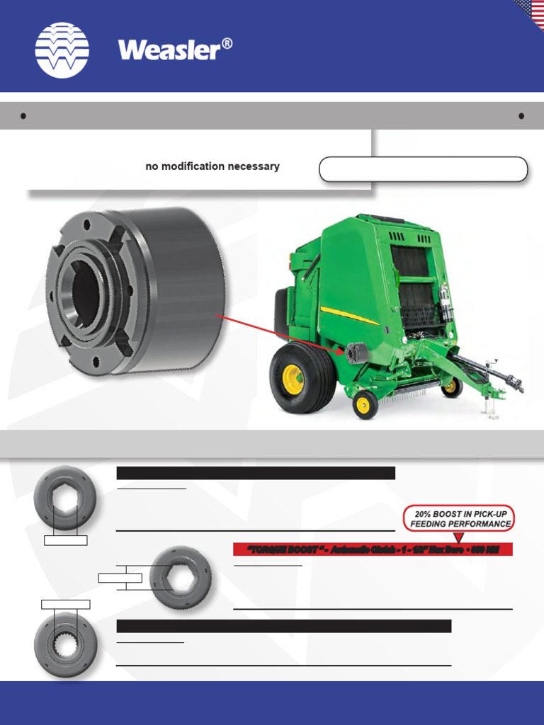 Round Baler Pick-Up Clutch | PDF | Automotive Technologies | Motor Vehicle