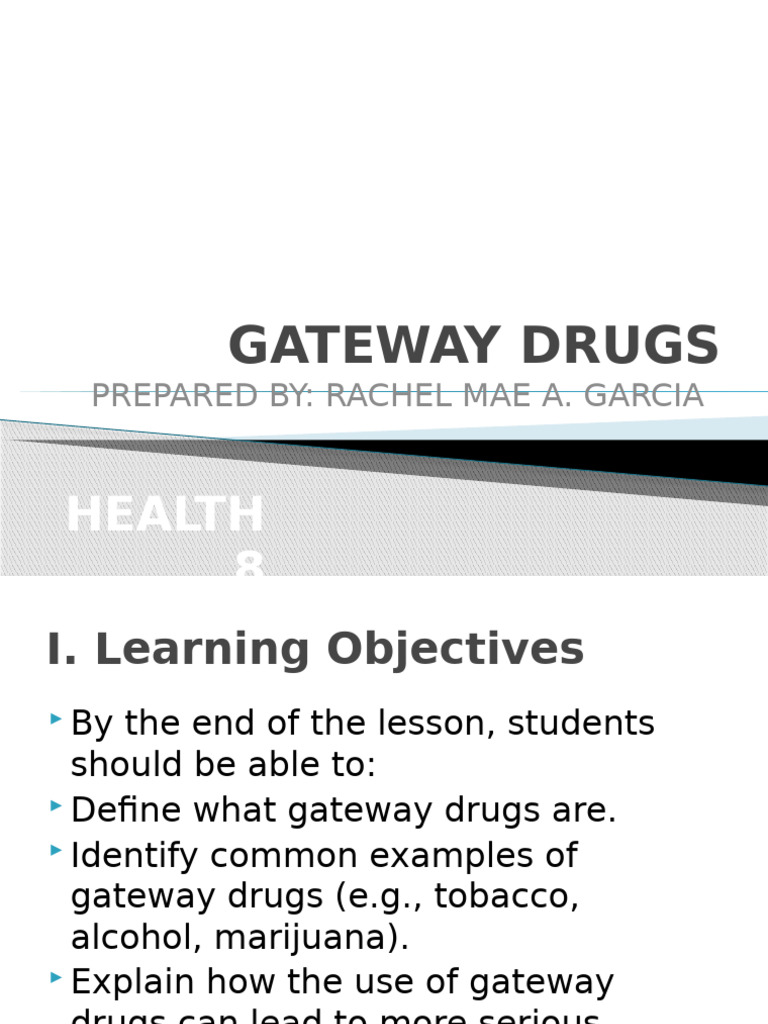 Examples of Gateway Drugs Explained | PDF