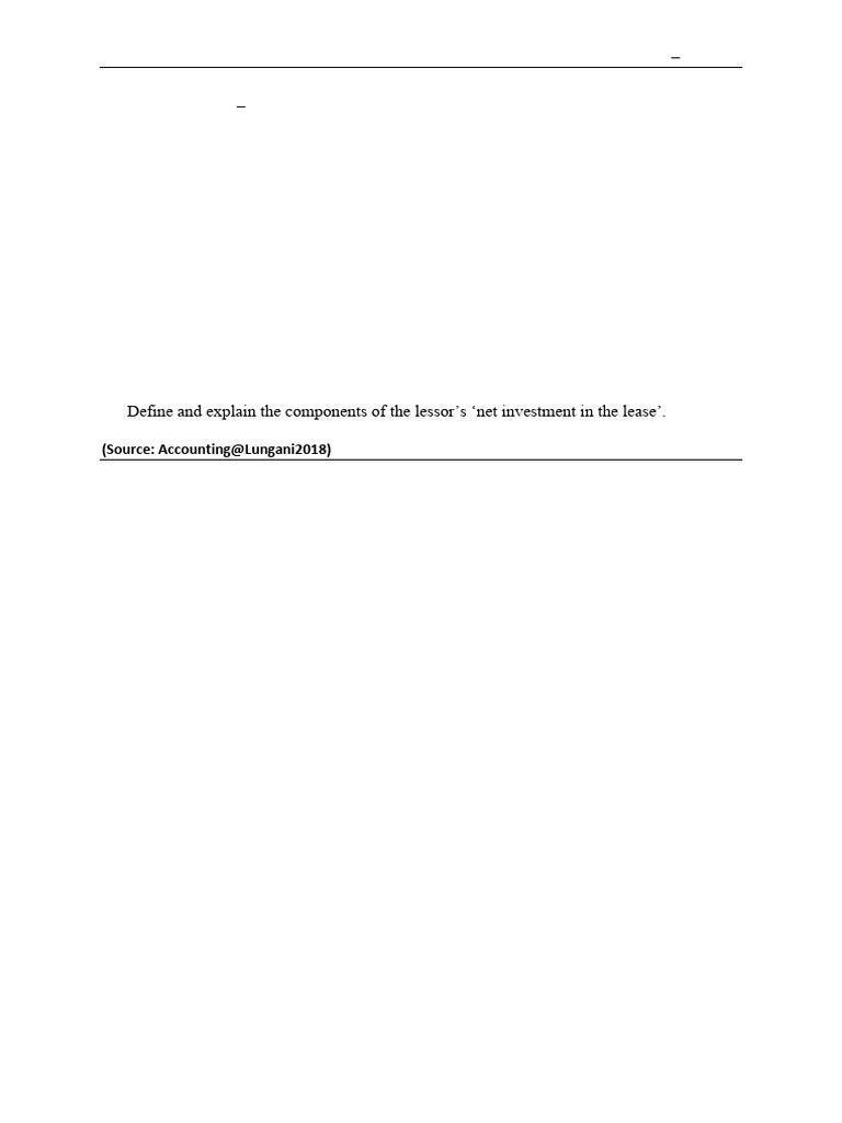 Lease Accounting Assessment Questions 2021 | PDF | Lease | Taxes