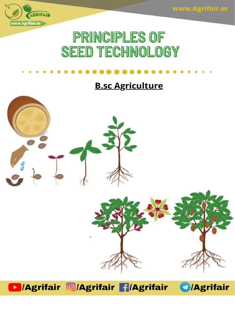 Principles of Seed Technology Overview | PDF | Pollination | Sowing
