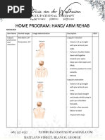 ROM Exercises For Hand and Wrist Patient Handout | PDF | Hand | Thumb