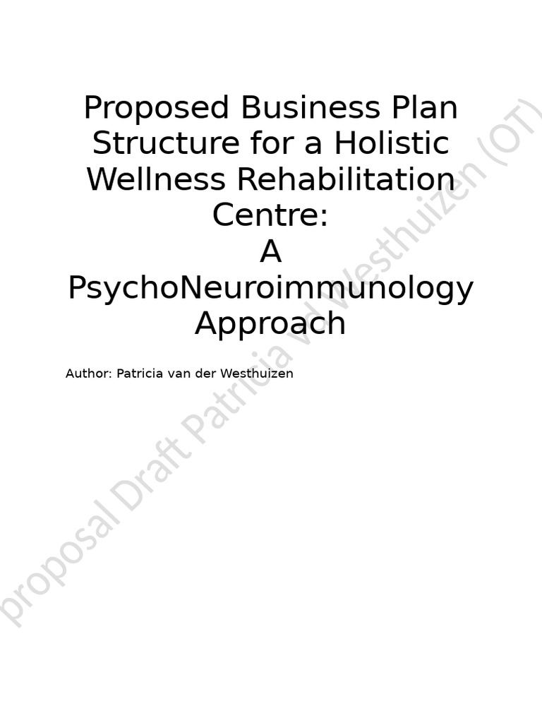 Holistic Wellness Rehab Plan: PNI Approach | PDF | Physical Therapy ...