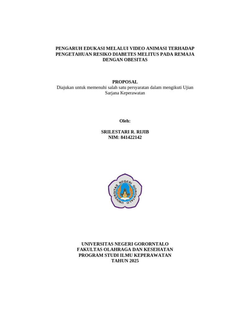 Revisi Proposal (lestari) (1) | PDF