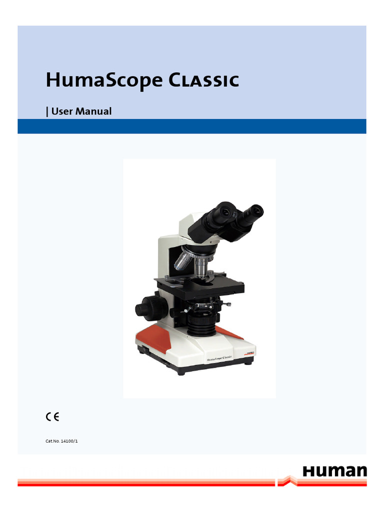 Humascope Classic UM | PDF | Microscopy | Microscope