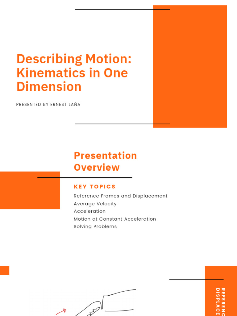 [Science] Kinematics in One Dimension | PDF | Acceleration | Velocity