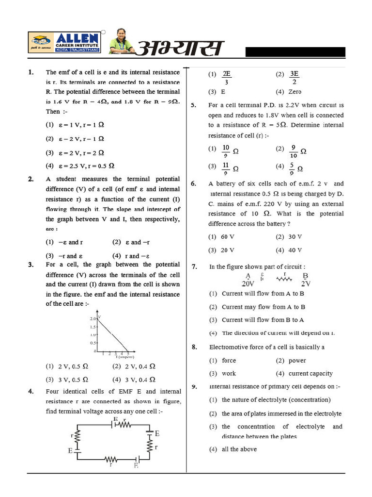 Enthu - Abhyas Sheet # 6 (CE) | PDF