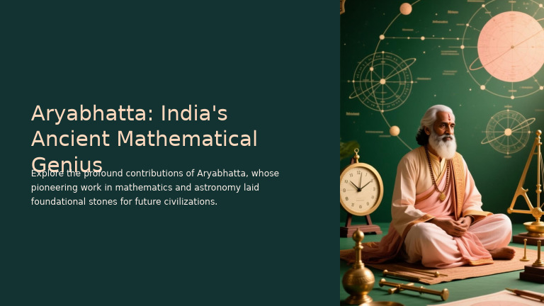 Aryabhatta Indias Ancient Mathematical | PDF