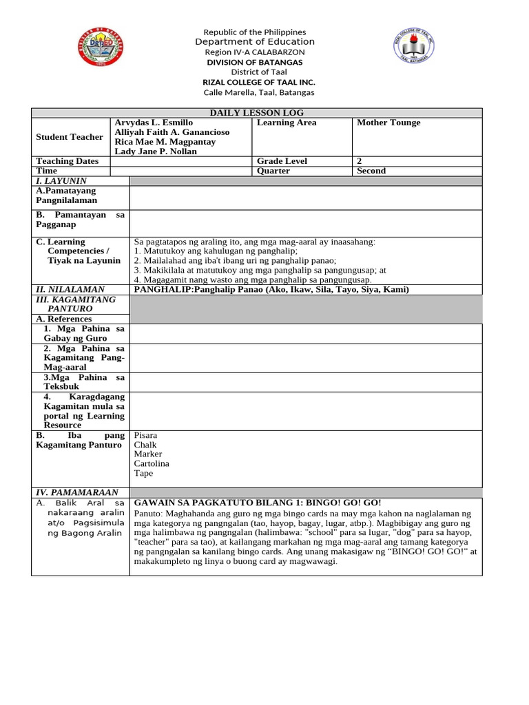 CPMT LP Pronouns | PDF