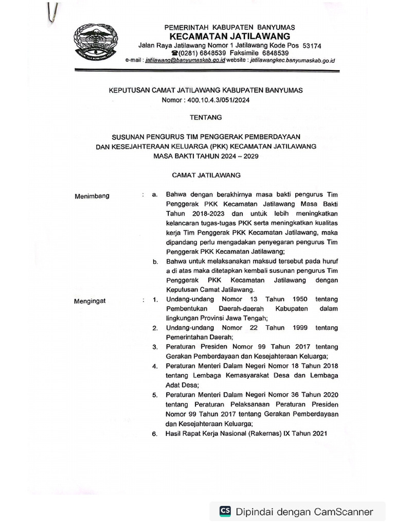 SK PKK 2024 | PDF