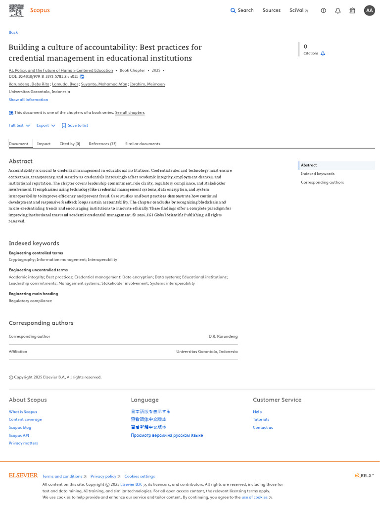 Building A Culture of Accountability - Best Practices For Credential ...
