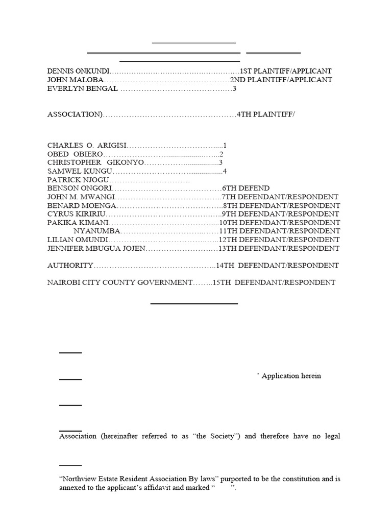 Replying Affidavit of Benard Moenga | PDF | Common Law | Justice