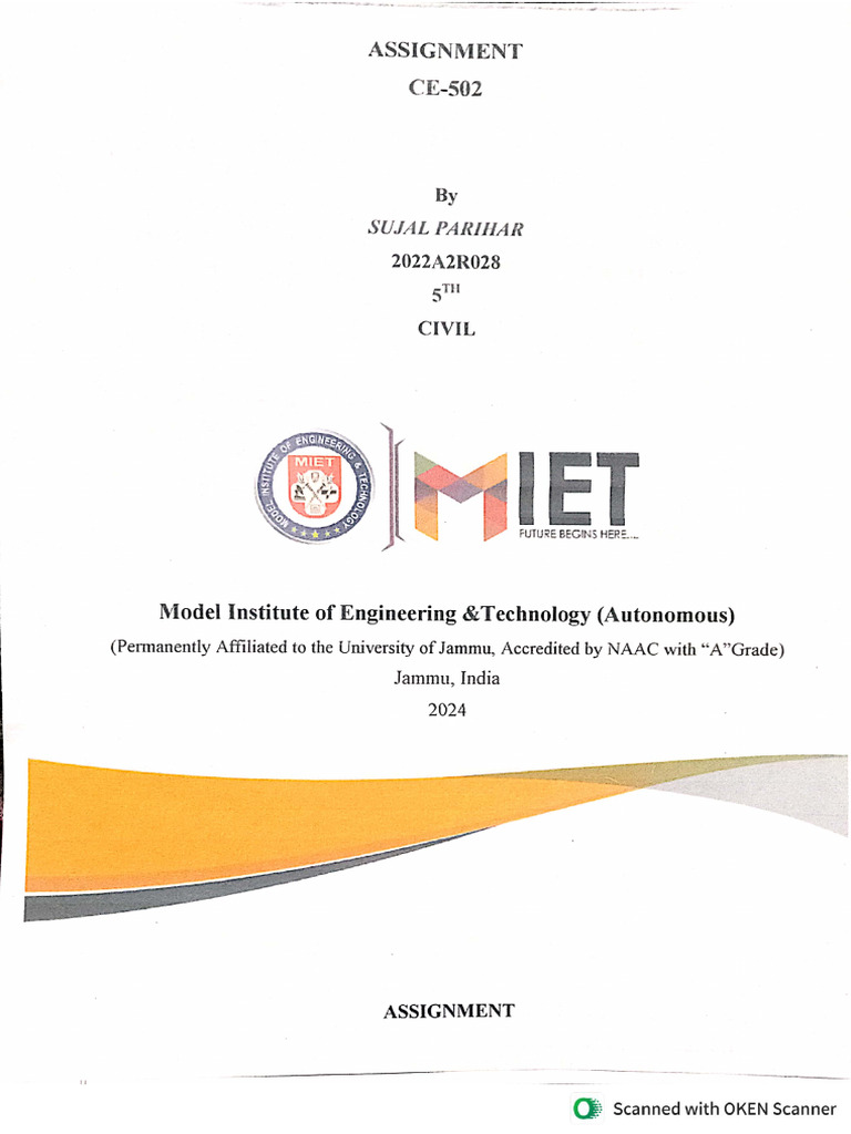 Geotechnical Engineering Assignment | PDF