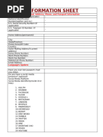 DS-160 Visa Application Sample Form | PDF | Travel Visa | Social ...
