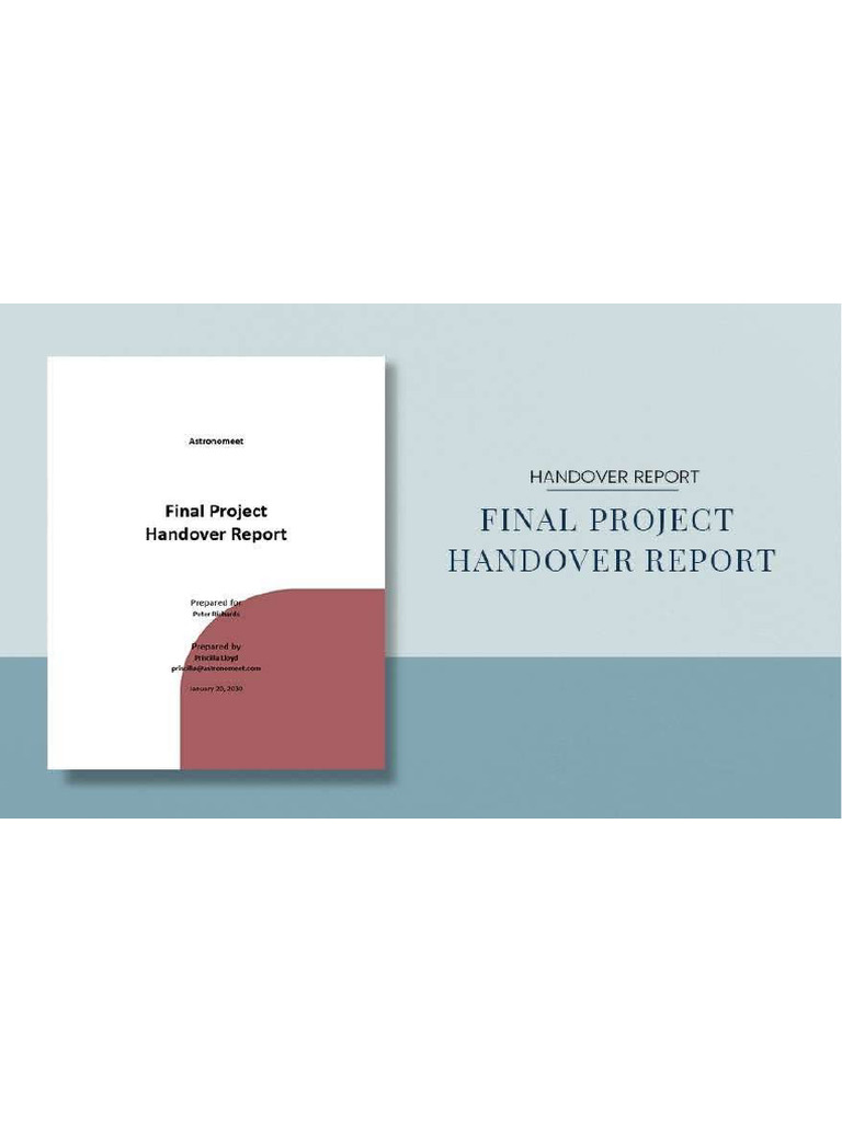 Handover | PDF