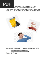 Kerja Kursus Geo Sisa Domestik T1 2022 - Students | PDF