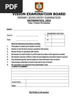 Math Sample Paper 2024 | PDF