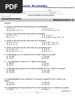 Grade 3 Mass and Capacity Worksheet | PDF