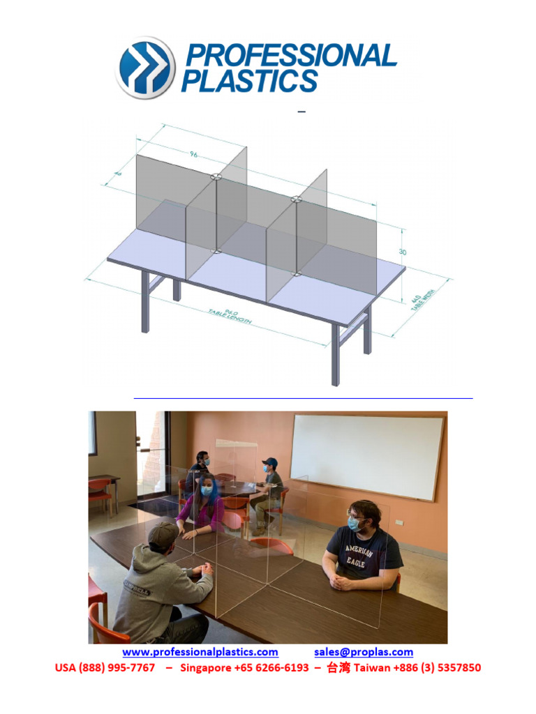 Cafeteria Table For Six | PDF