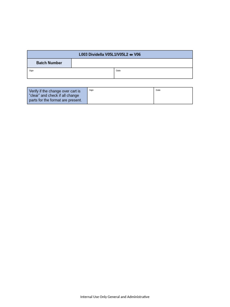 L003 Dividella V05 To V06 - v0.2 | PDF