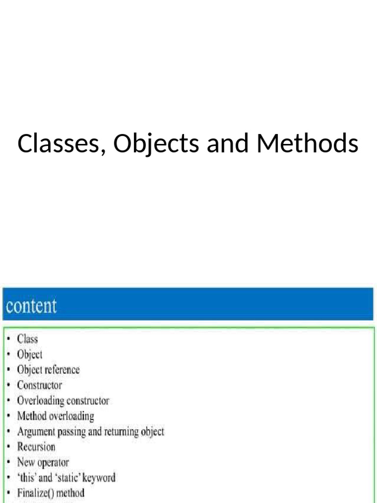 Unit 2 Core Java | PDF