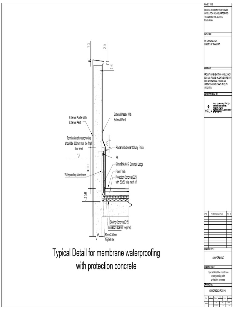 Waterproofing and Insulation Details | PDF | Civil Engineering | Materials