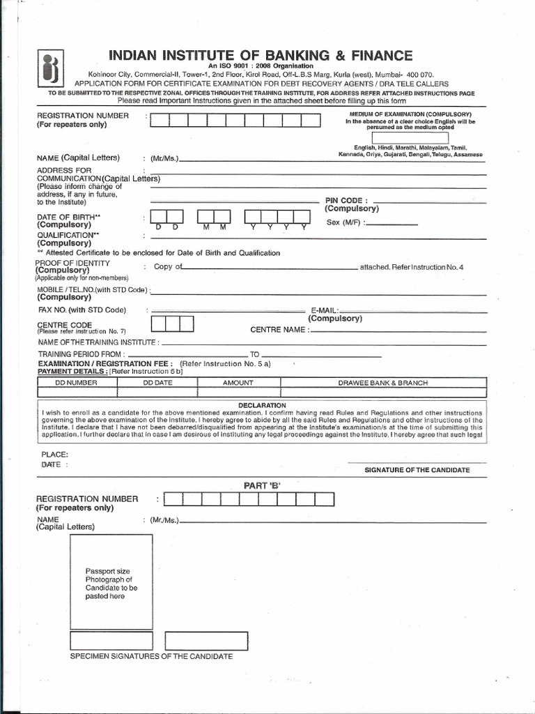 Dra Form | PDF