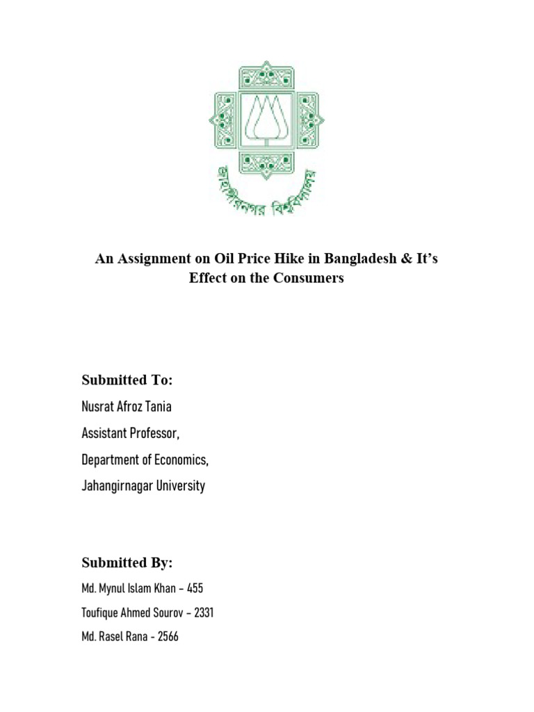 Effect of Oil Price Hike in Bangladesh | PDF | Natural Gas | Prices