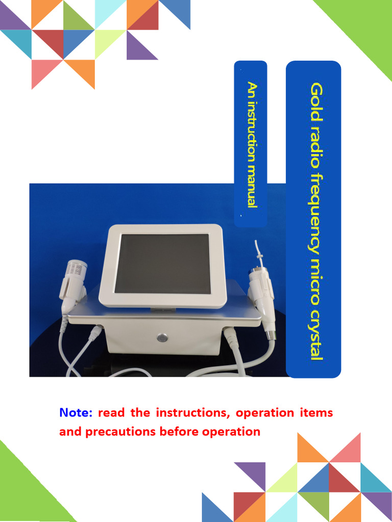 Micro RF Cool User Manual - 1-2 | PDF