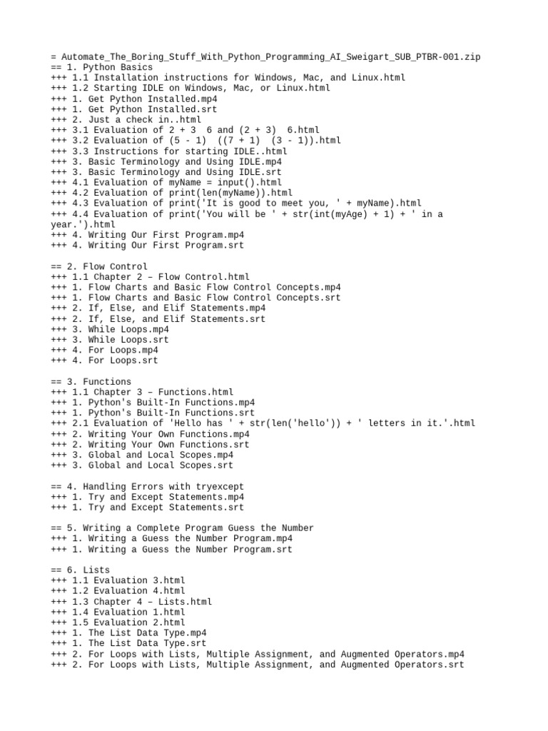 Automate The Boring Stuff With Python Programming AI Sweigart SUB | PDF | Regular Expression ...
