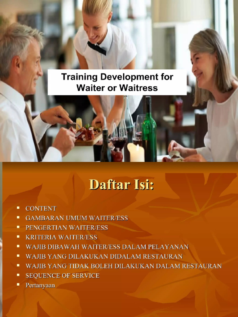 Materi Waiter | PDF