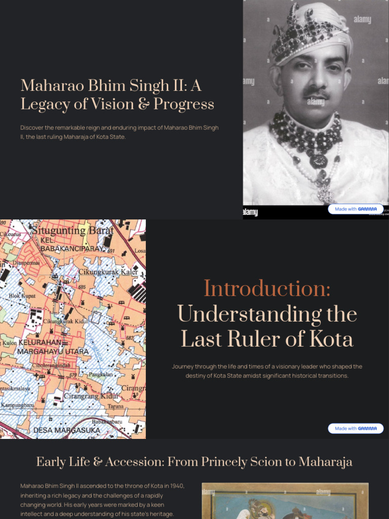 Maharao Bhim Singh II A Legacy of Vision and Progress | PDF ...