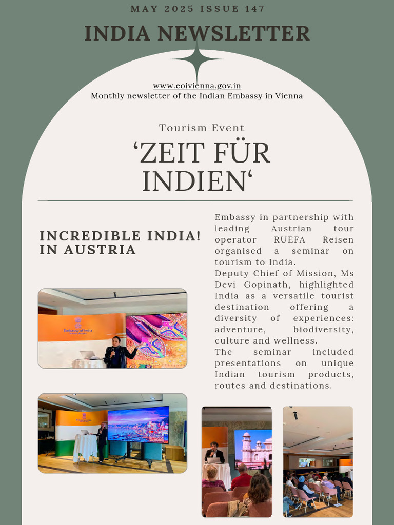 India Newsletter May 2025 | PDF | Tourism | Startup Company