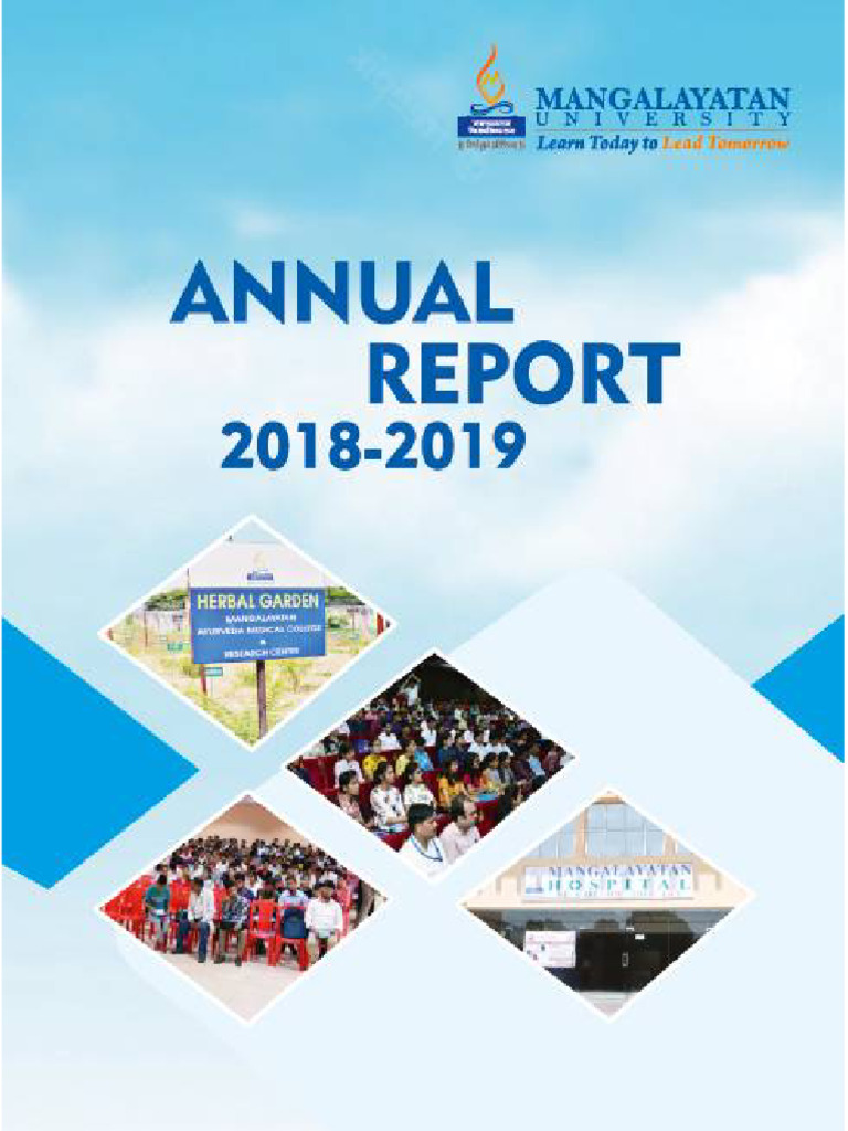 Annual Report 2018-19 | PDF | University