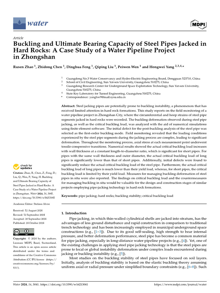 2024 PJ Casing Buckling and Ultimate Bearing | PDF | Buckling | Pipe ...
