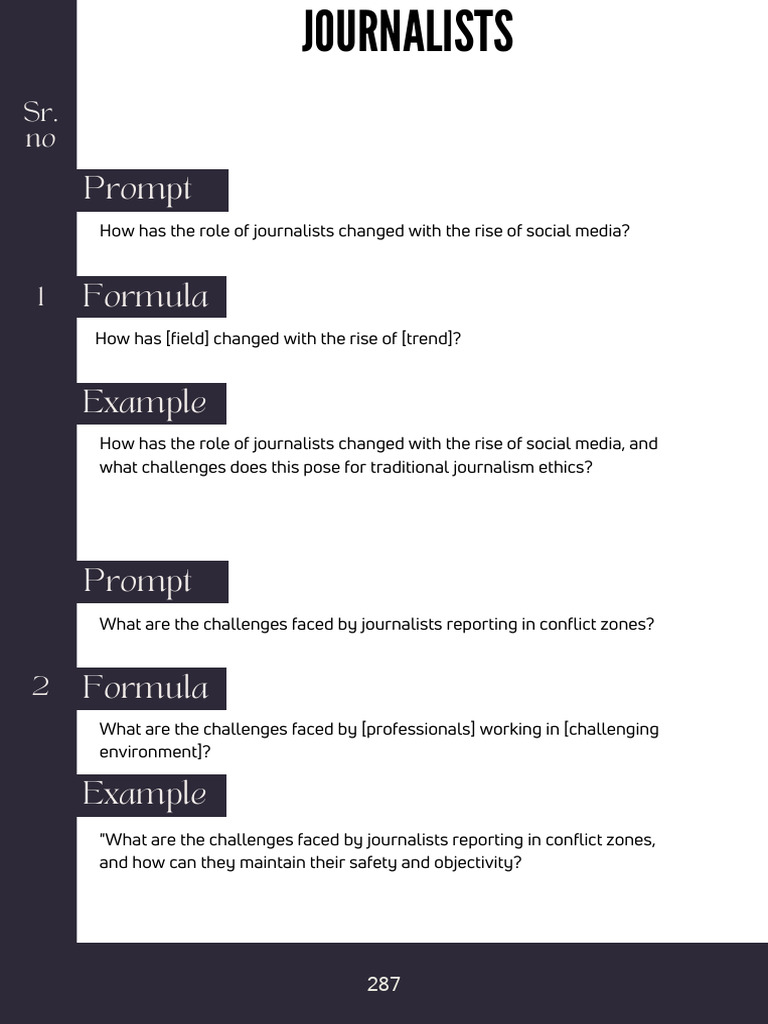 Journalists: Challenges in Modern Media | PDF