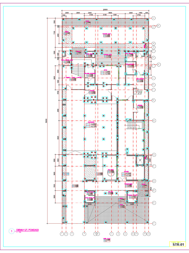 Denah LT - Basement | PDF