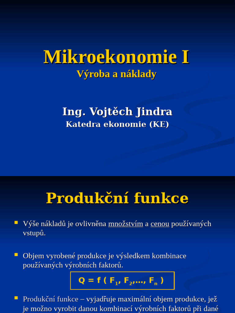 06-Vyroba - A - Naklady 2 | PDF