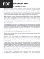 Doa Novena Tiga Salam Maria | PDF
