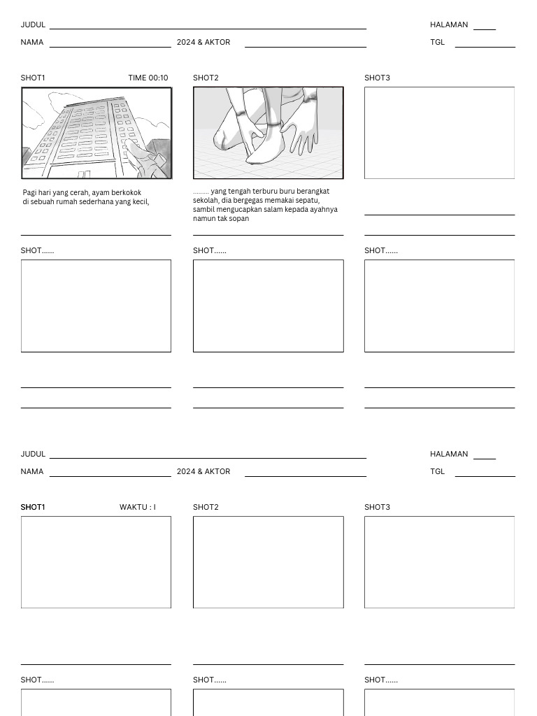 6 Panel Storyboard | PDF