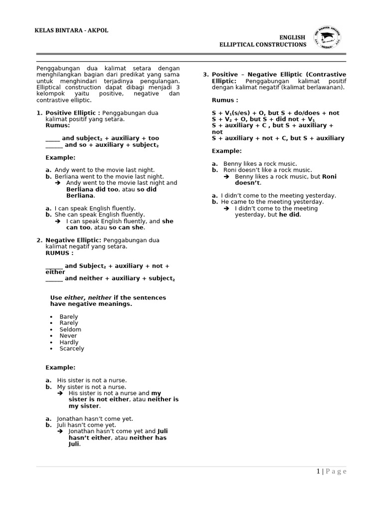 Understanding Elliptical Constructions | PDF