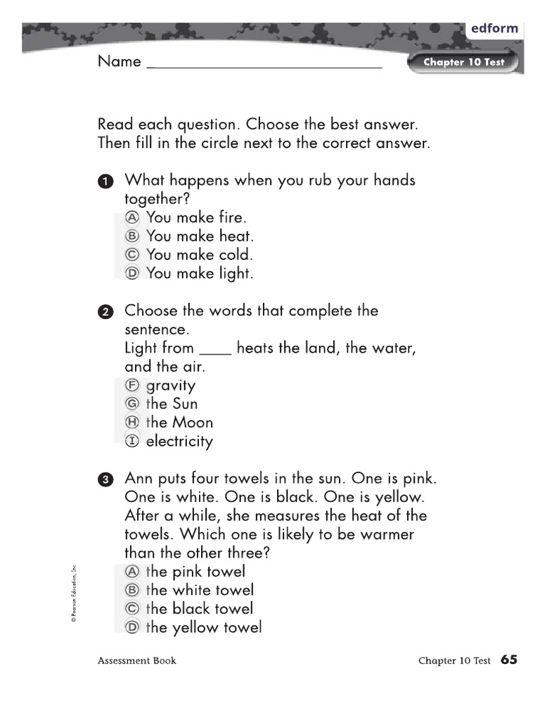 Grade 2 Science ASMO 3 | PDF