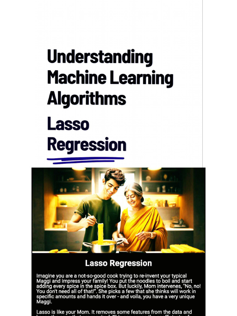 Lasso Regression in Machine Learning | PDF