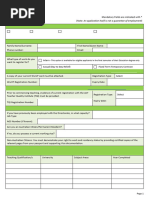 Dbe Form | PDF
