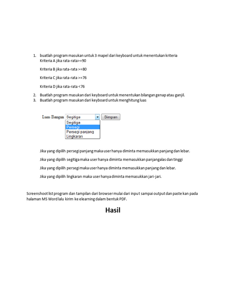 Membuat Nilai Rata Rata | PDF